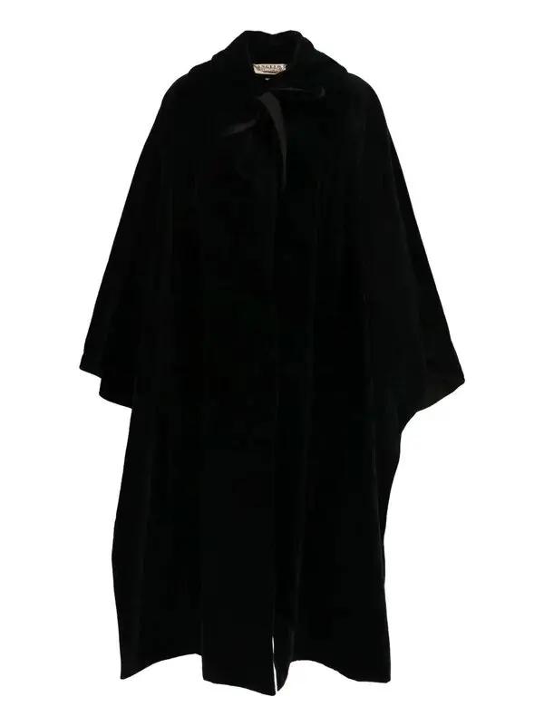 A.N.G.E.L.O. VINTAGE CULT 1970s Velvet Coat - Black