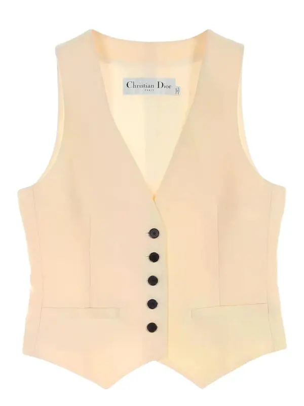 Dior 2010s Wool Vest - Neutrals