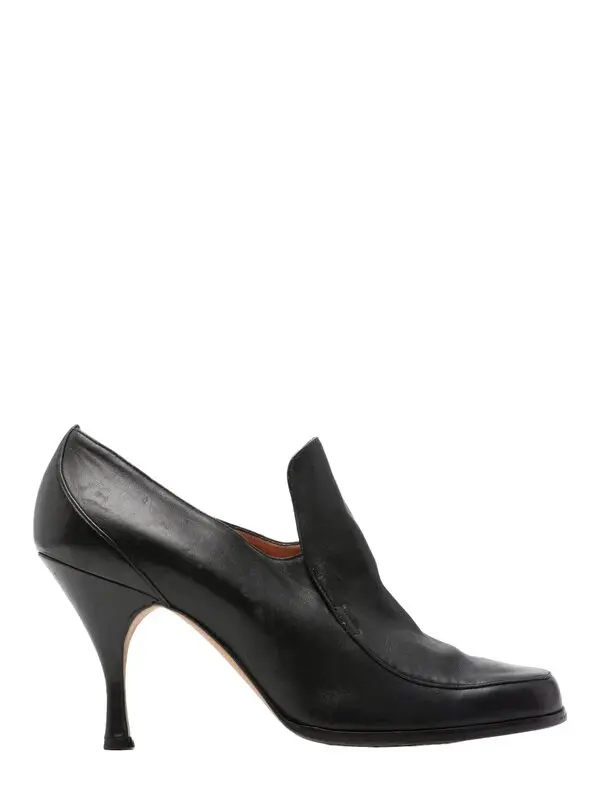 ROMEO GIGLI 1990s Leather Pumps - Black