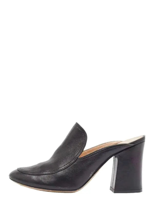 GIANVITO ROSSI Block-heel Mules - Black