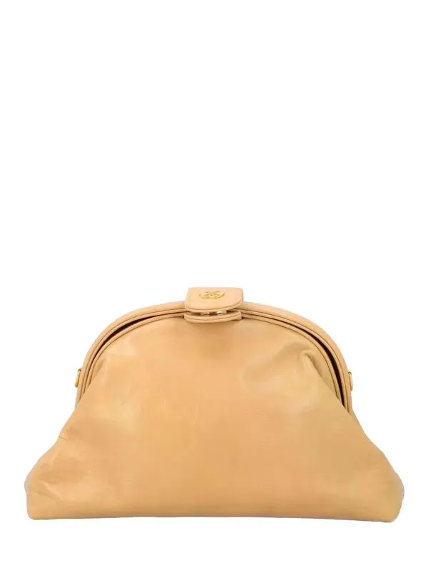 PIROVANO VINTAGE Bubble Clutch Bag - Neutrals