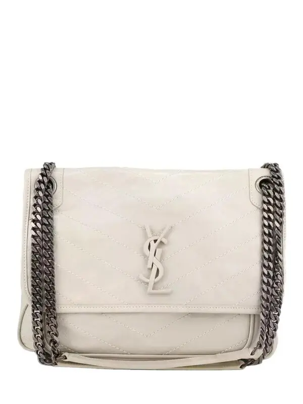 Saint Laurent Pre-owned Medium Niki Shoulder Bag - White