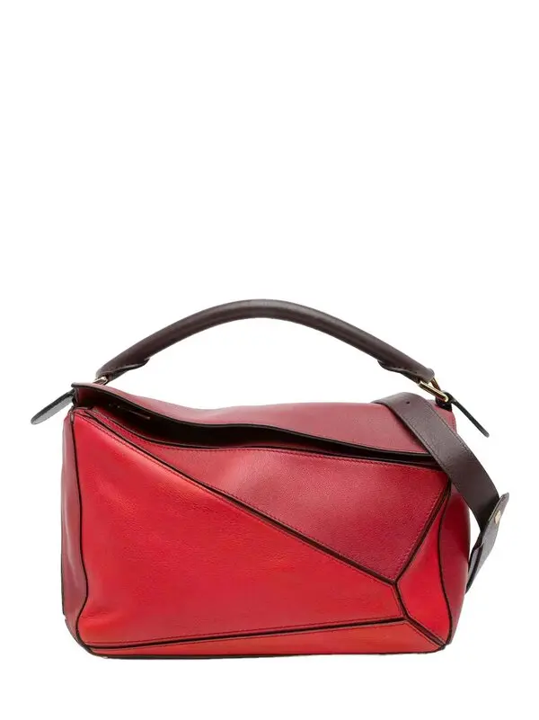 Loewe Puzzle Satchel - Red