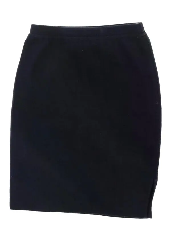 Valentino Garavani 1980s Wool Skirt - Blue