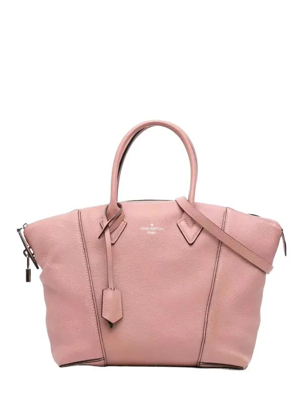 LOUIS VUITTON Taurillon Soft Lockit Mm Satchel - Pink