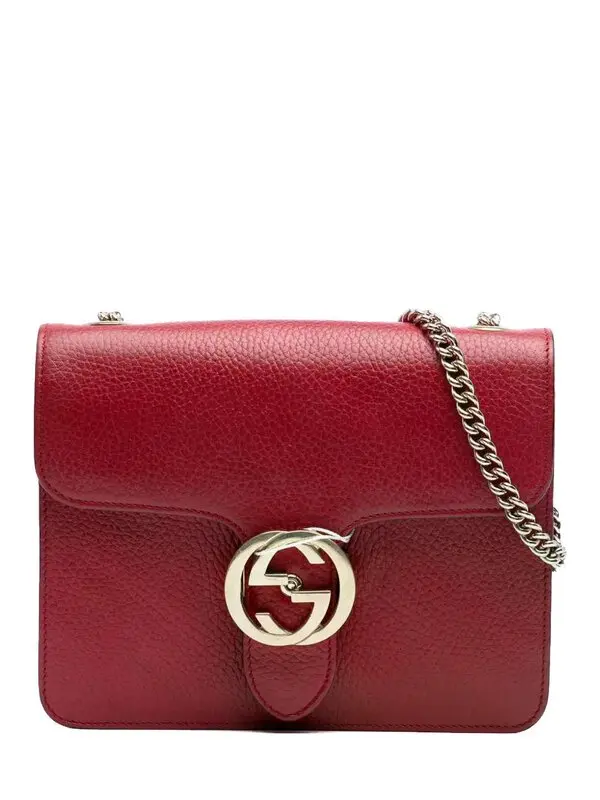 Gucci Interlocking G Crossbody Bag - Red