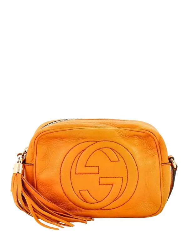 Gucci Soho Disco Leather Crossbody Bag - Orange