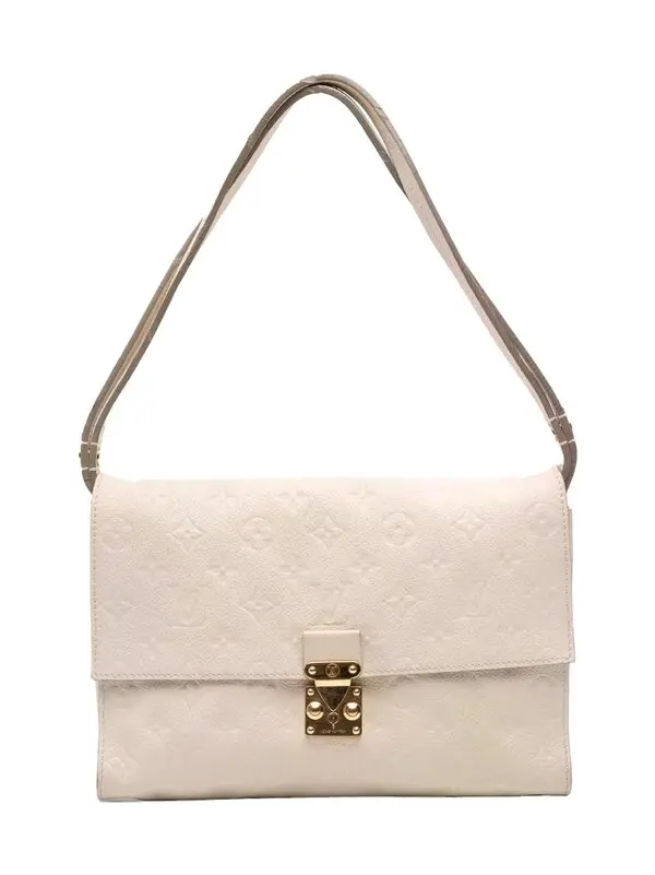 LOUIS VUITTON Monogram Empreinte Fascinante Crossbody Bag - White