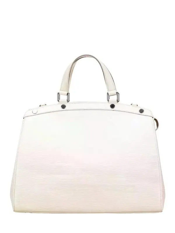 LOUIS VUITTON 2011 Epi Brea Mm Satchel - White