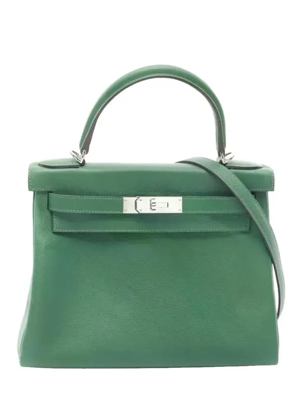 Hermès 2020 Kelly 28 Handbag - Green