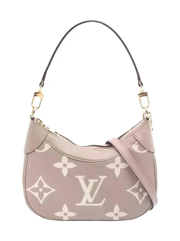 LOUIS VUITTON 2010s Bagatelle Nm Monogram Empreinte Shoulder Bag - Neutrals