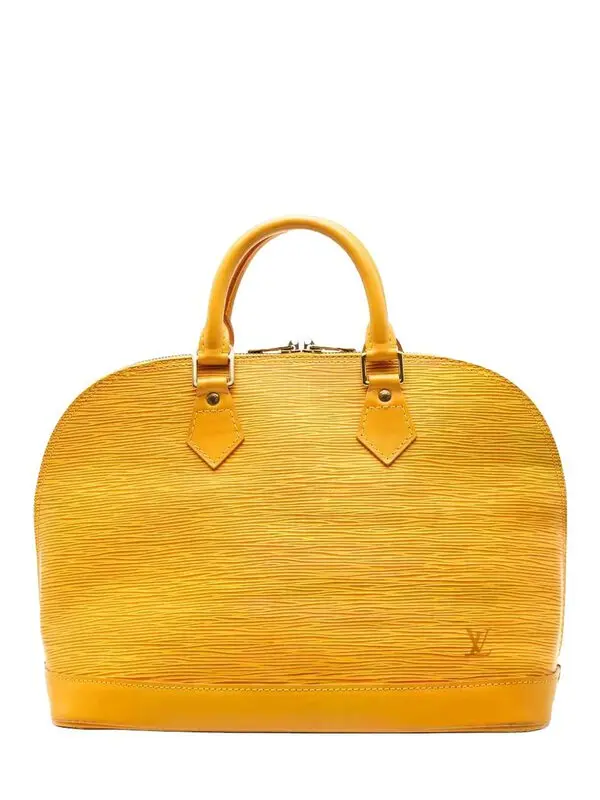 LOUIS VUITTON 1996 Epi Alma Pm Handbag - Yellow