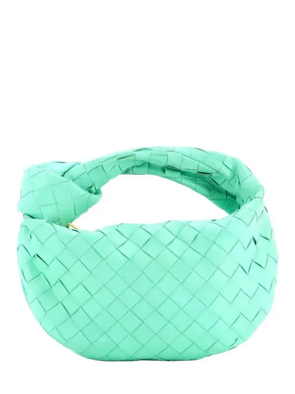 Bottega Veneta Jodie Intrecciato Nappa Mini Hobo Bag - Green