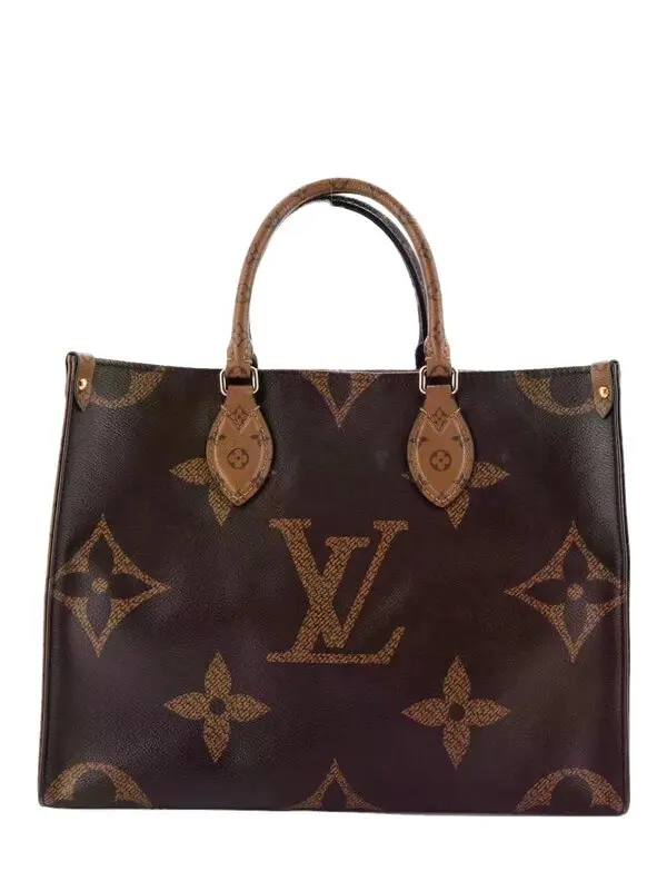LOUIS VUITTON Onthego Reverse Monogram Giant Mm Tote Bag - Brown