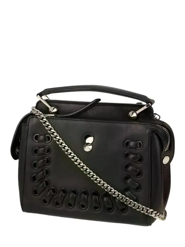 Fendi 2010s Dotcom Two-way Shoulder Bag - Black