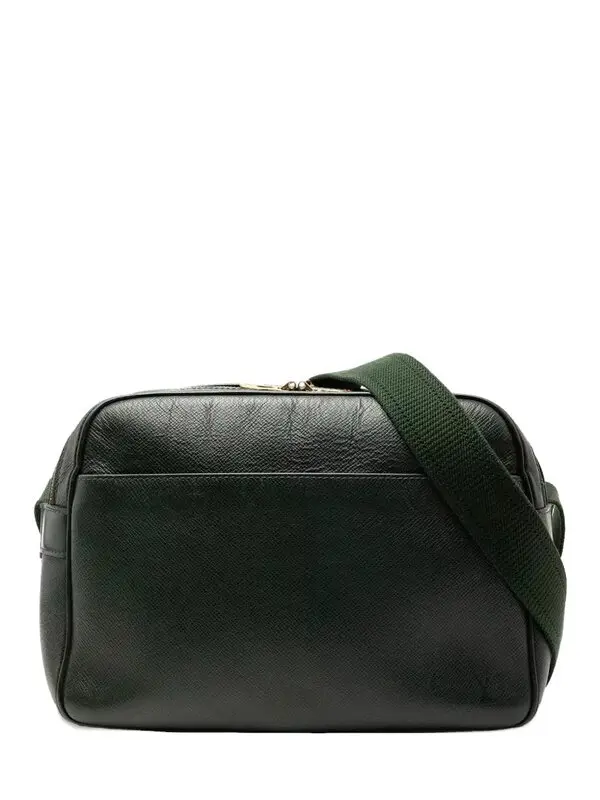 LOUIS VUITTON 1997 Taiga Reporter Pm Crossbody Bag - Green
