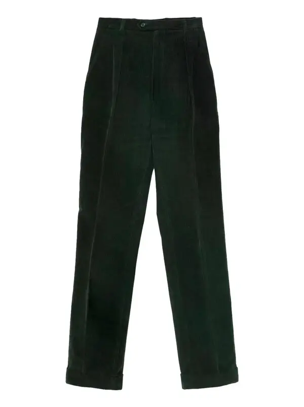 Saint Laurent 1960s Corduroy Trousers - Green