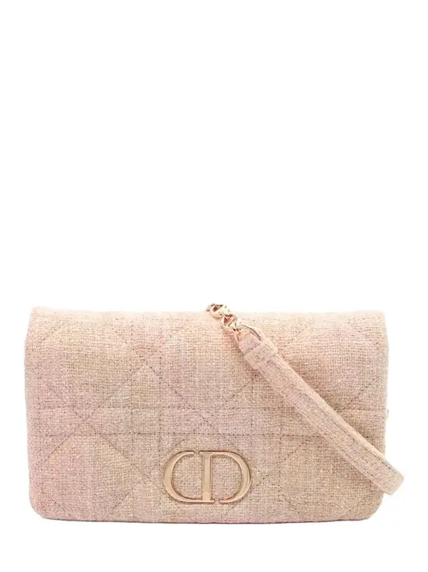 Dior Pre-owned Small Macrocannage Caro Bag - Pink