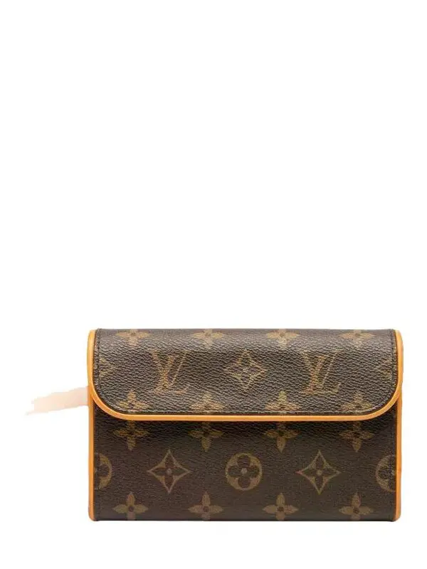 LOUIS VUITTON 2004 Monogram Pochette Florentine Belt Bag - Brown
