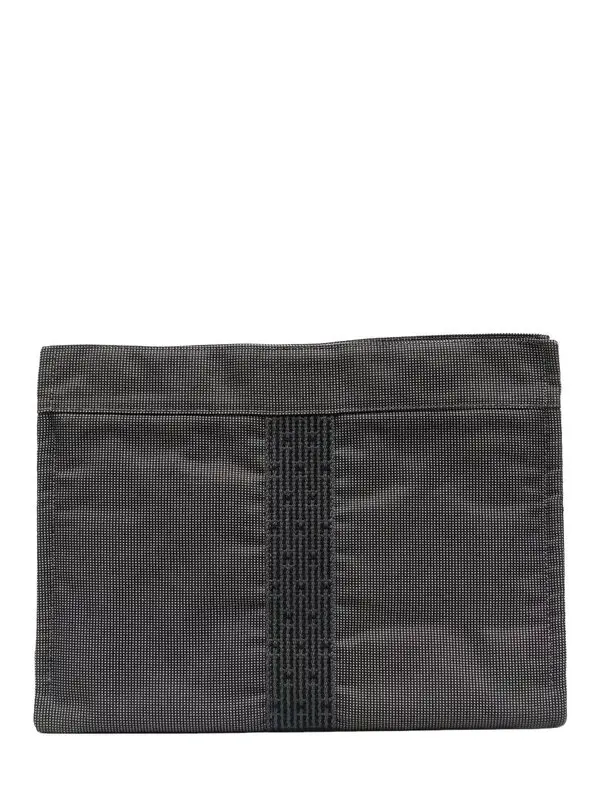 Hermès 2000s Herline Fourre Tout Clutch - Black
