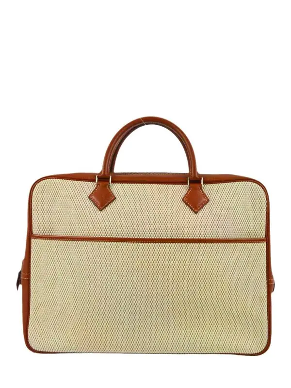 Hermès 2003 Plume 38 Briefcase - Neutrals