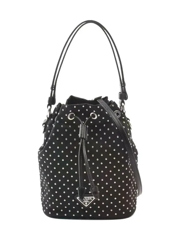 Prada 2020s Studs Handbag - Black