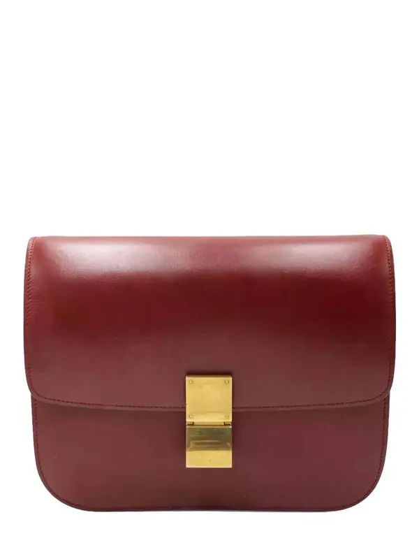 Celine Box Shoulder Bag - Red