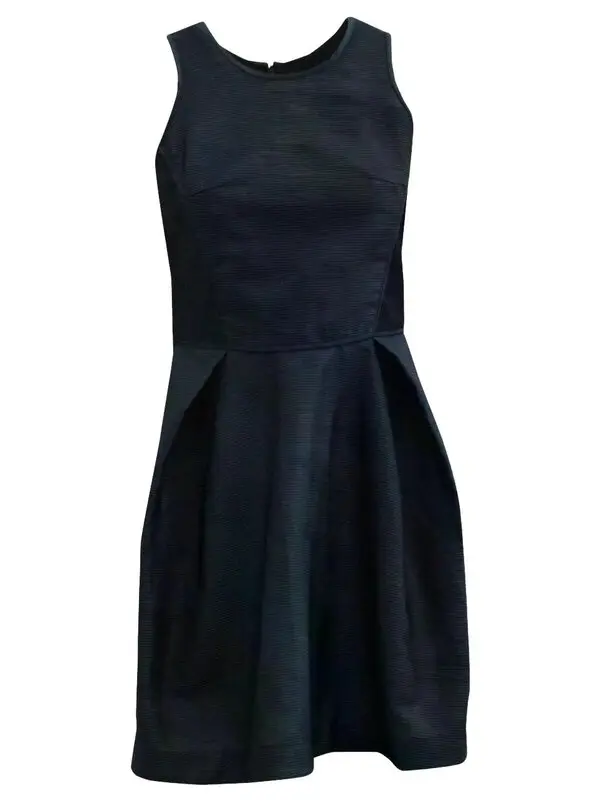 Maje Inverted-pleat Sheath Dress - Blue