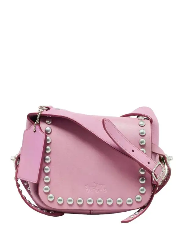 COACH® Stud-embellished Crossbody Bag - Pink