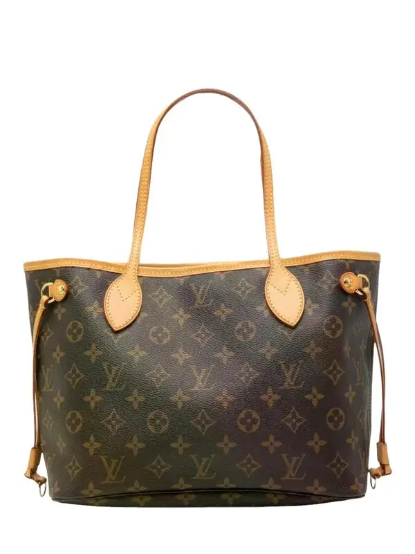 LOUIS VUITTON 2007 Monogram Neverfull Pm Tote Bag - Brown