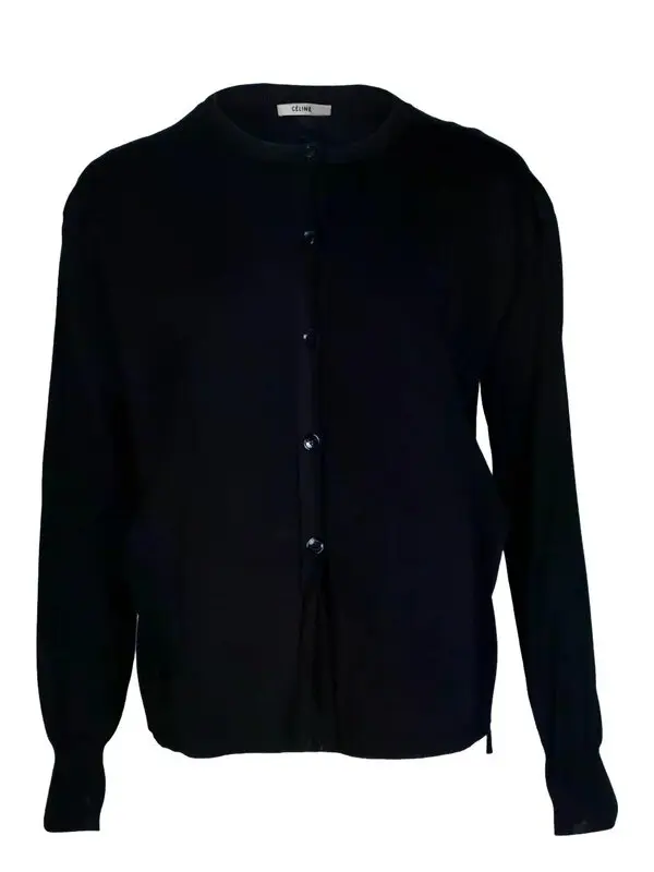 Celine Buttoned Cardigan - Black
