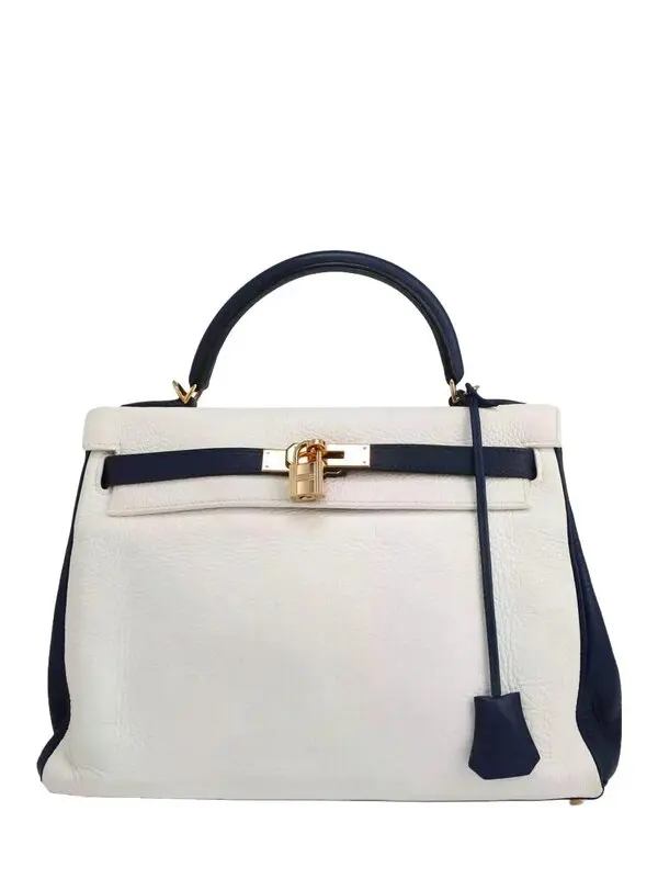 Hermès 2004 Kelly 32 Handbag - White