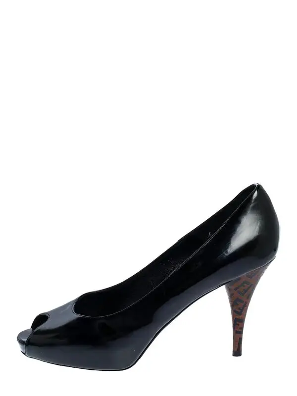 Fendi 2023 100mm Zucchino Pumps - Black