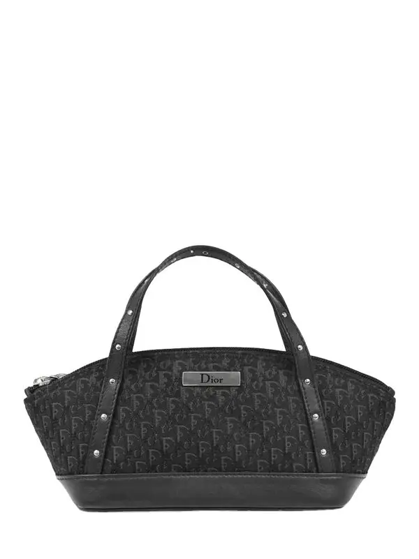 Dior 2003 Street Chic Trotter Tote Bag - Black