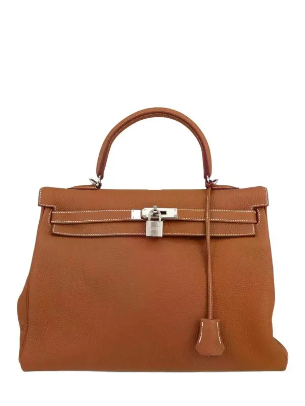 Hermès Kelly 35 Two-way Handbag - Brown