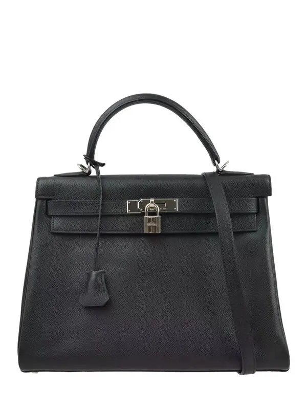 Hermès 2004 Kelly 32 Two-way Handbag - Black