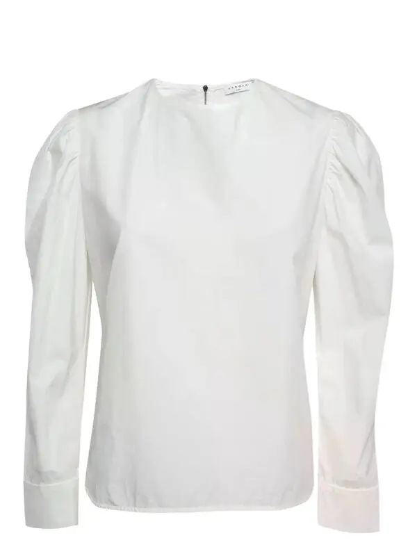 Sandro Cotton Top - White