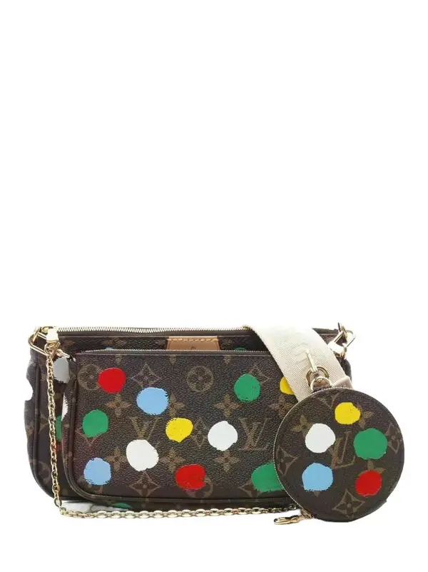 LOUIS VUITTON X Yayoi Kusama Mini Pochette Accessoires - Brown