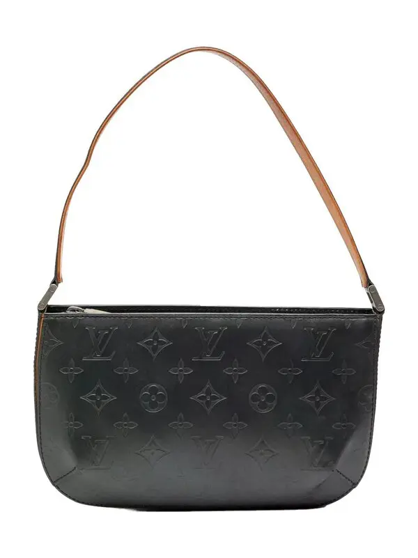 LOUIS VUITTON 2003 Monogram Mat Fowler Shoulder Bag - Grey