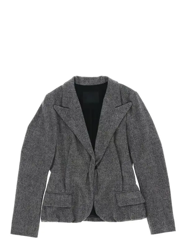 LANVIN 2008 Herringbone Blazer - Grey