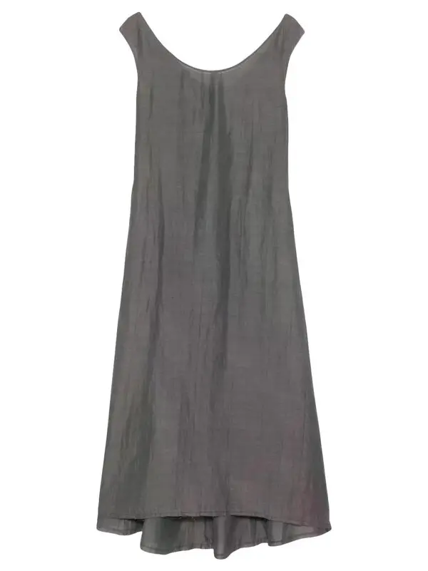 Yohji Yamamoto 2010s Sleeveless A-line Dress - Grey