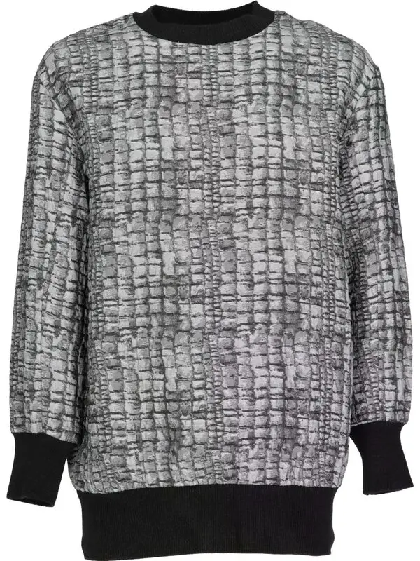 VIVIENNE WESTWOOD Snakeskin-print Sweater - Grey
