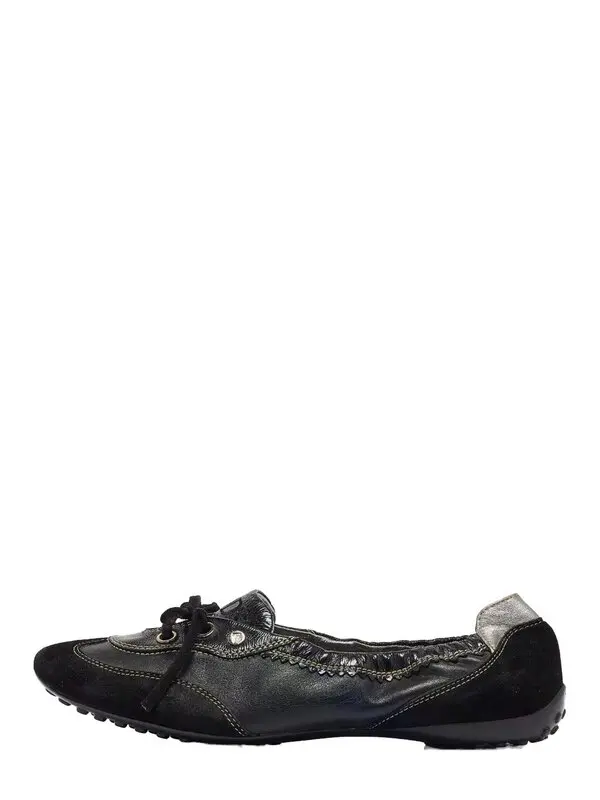 TOD'S Bow-embellished Ballet Flats - Black