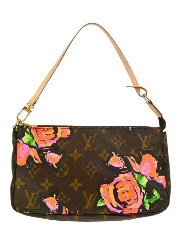 LOUIS VUITTON X Takashi Murakami Pochette Accessories Clutch Bag - Brown