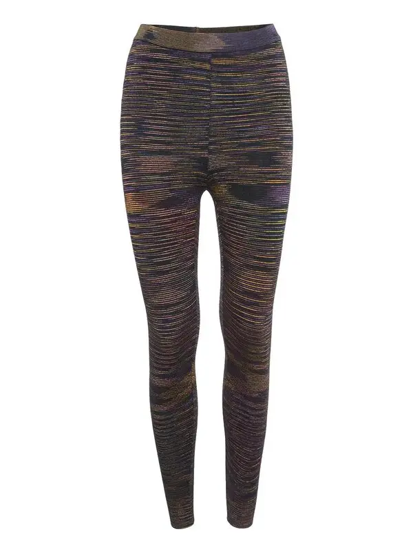 Missoni Striped-pattern Leggings - Black