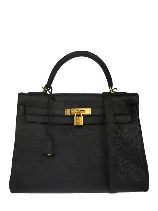 Hermès 2017 Kelly 32 Handbag - Black