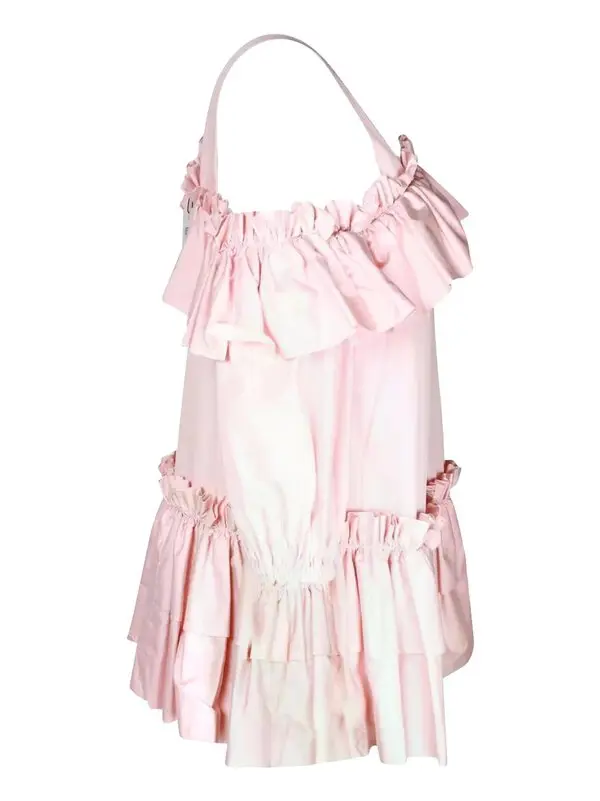 Alexander McQueen Asymmetric Ruffled Top - Pink