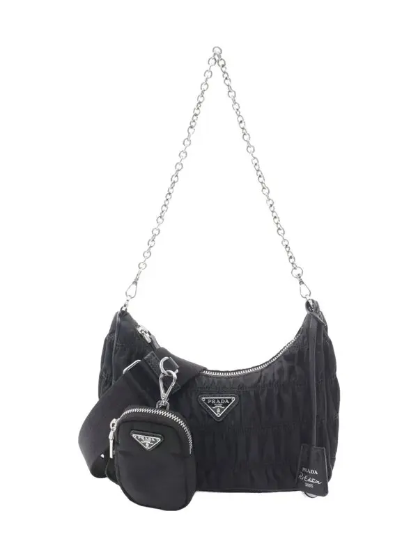 Prada Re-edition 2006 Shoulder Bag - Black