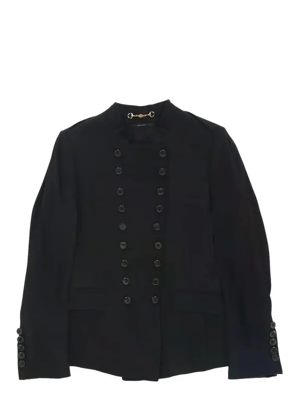 Gucci 2000s Double-breasted Blazer - Black
