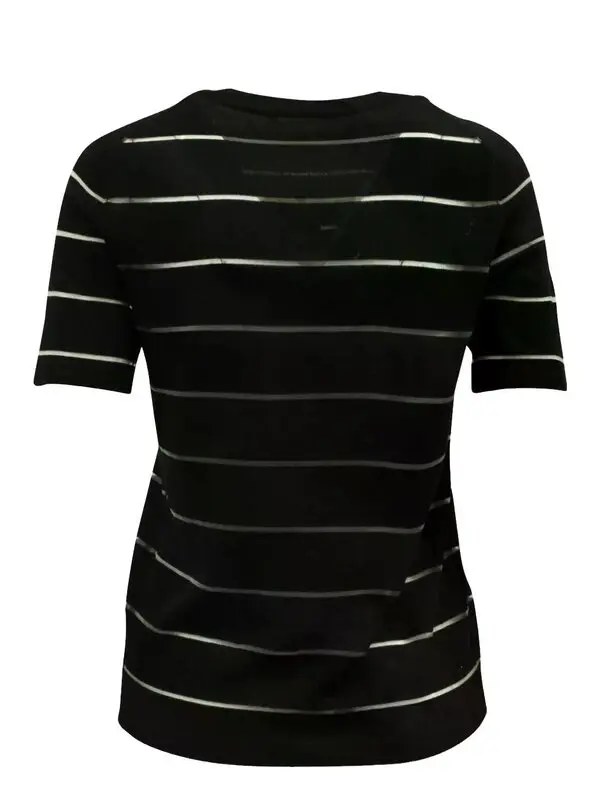 Michael Kors Striped Short-sleeve T-shirt - Black